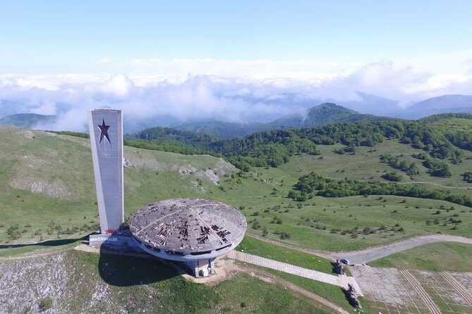 Symbol of the Communism Buzludzha monument and the Rose valley - Exploring the Buzludzha Monument