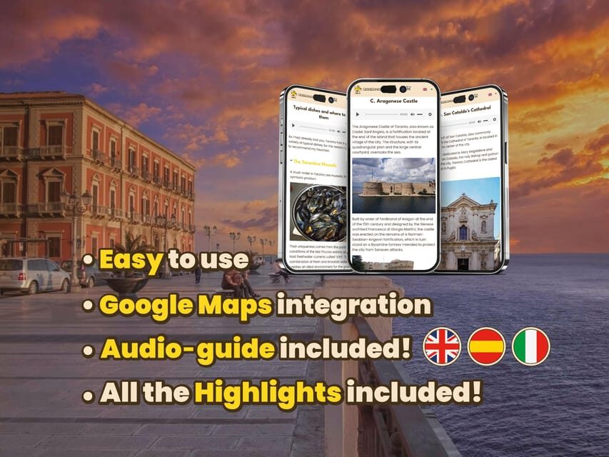 Taranto: Digital guide made with a Local for your tour - How the Itinerary Unfolds