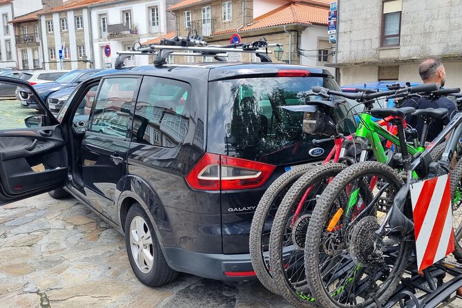 Taxi Bikes transporting Bicycles and Cyclists from Santiago to Porto - Introducing the Bicycle and Cyclist Transport from Santiago to Porto