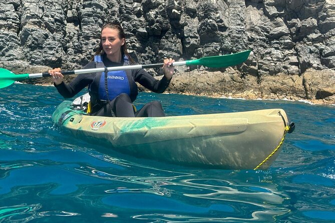 Tenerife: Guided kayak tour with snorkeling in a marine reserve - Key Points