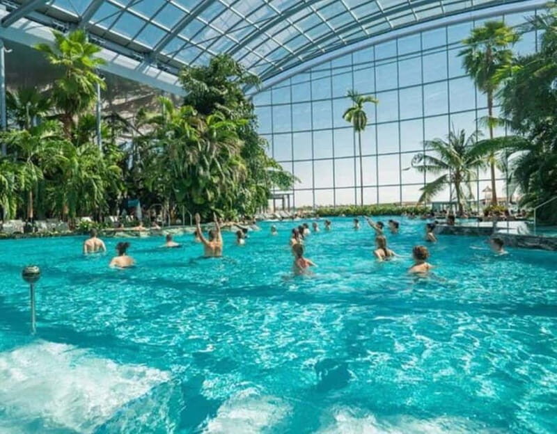Therme Bucharest - Private Transfer and 3 Hours Tickets - The Three Main Areas: The Palm, Galaxy, and Elysium
