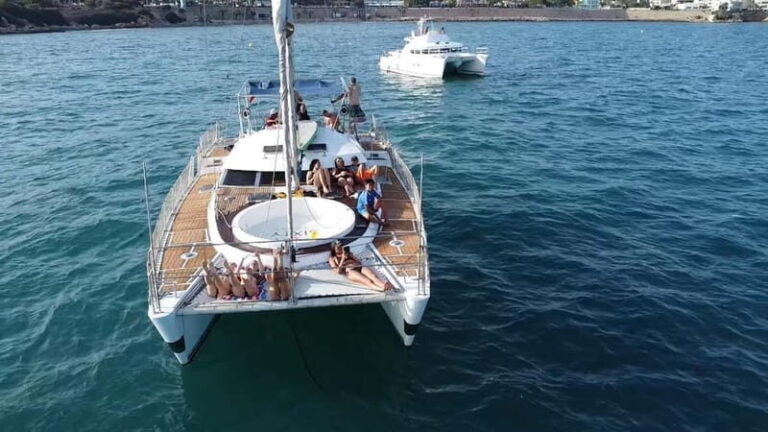 Torrevieja: Catamaran ride and sunset with swimming. - The Itinerary in Detail