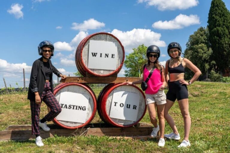 Tuscany by Vespa Full-Day Tour to Chianti Wine Region - The Itinerary: What Youll Do