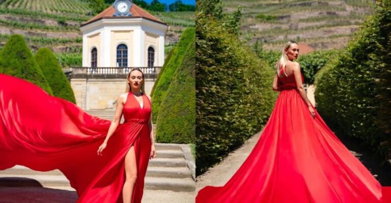 Unique flying dress photo shooting in Berlin - The Experience Breakdown
