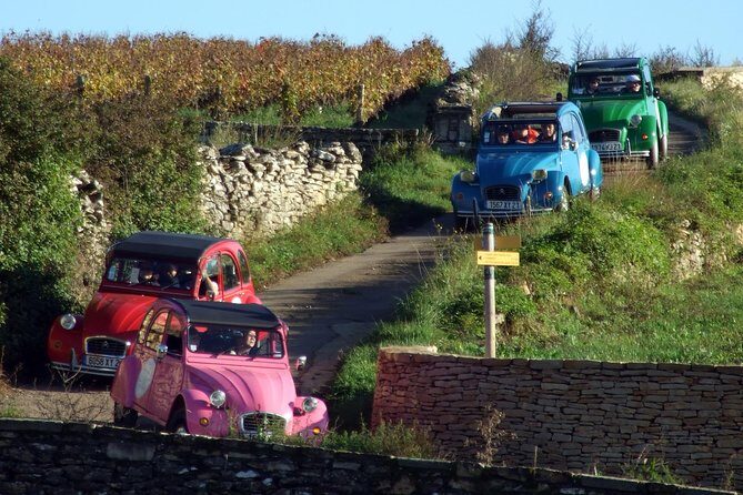 Unusual exploration of the terroirs of Burgundy in 2CV - from 6 people - The Itinerary: A Closer Look at the Day’s Highlights