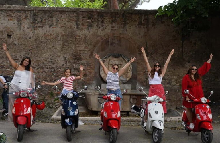 Vespa city tour in Rome with two different routes - The Authentic Benefits of a Vespa Tour