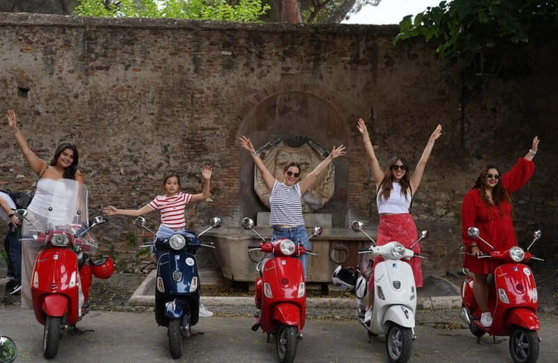 Vespa city tour in Rome with two different routes - The Authentic Benefits of a Vespa Tour