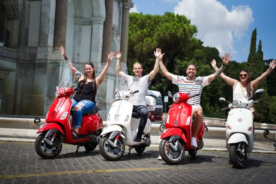 Vespa tour with Professional Photoshoot - A Smooth Ride Through Rome’s Highlights