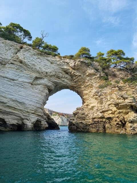 Vieste: South coast boat excursion with swim stop - The Scenic Highlights Along the Route