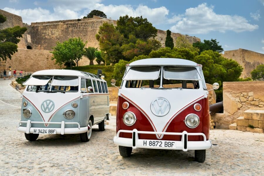 Vintage Tour around Alicante in genuine Kombi T1 vans - The Itinerary and Highlights