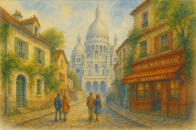 Watercolor Workshop in Montmartre - An Artistic Journey in the Heart of Montmartre
