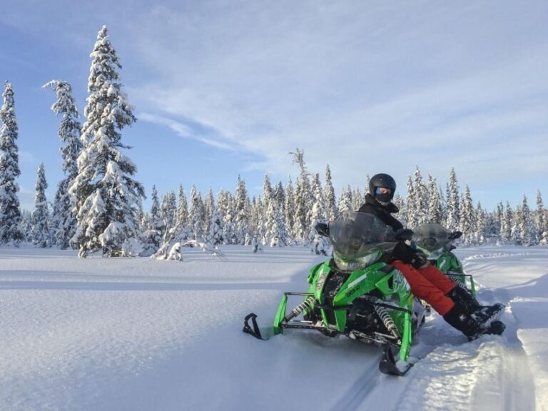 Wilderness Tour with Snowmobile & Ice Fishing - The Itinerary: What to Expect