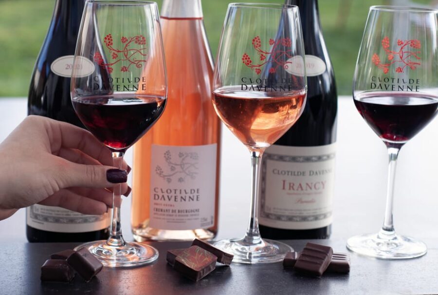 Wine and chocolat tasting at Chablis. - The Value of This Tasting