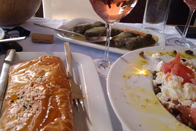 Wine Tasting Private Day Experience with Lunch, Ancient Corinth - Ancient Nemea - Enjoying Authentic Greek Cuisine