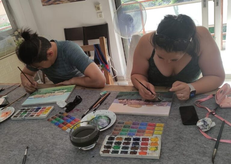 workshop for painting acropolis/landscape with local artist - The Experience From a Travelers Perspective