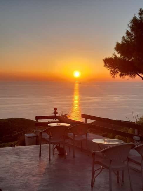 Zakynthos: Romantic Sunset Tour & the Legend of the Dragon - First Stop: The Scenic Mizithres Rocks