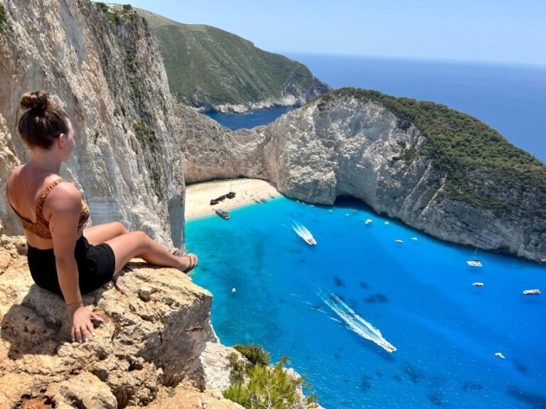 Zakynthos: Shipwreck Beach with Blue Caves Land & Sea Tour - Detailed Breakdown of the Itinerary