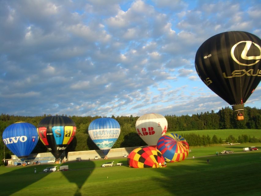Zurich: Private Hot Air Balloon Ride & Champagne - What You’ll See From Up High