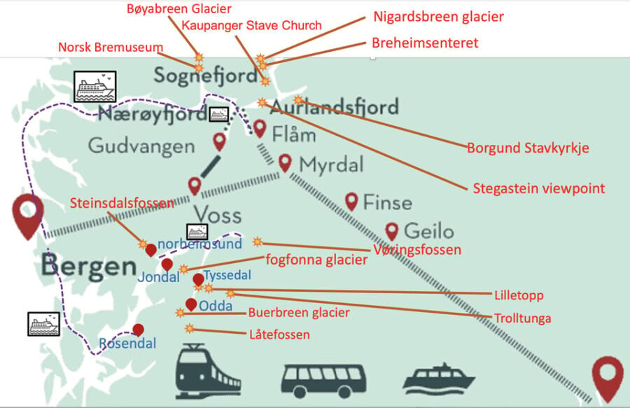 2day tour hardanger bike vøringsfossen and flåm næroyfjord - What Makes This Tour Stand Out?