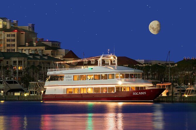 3 Hour Moonlit Valentine's Dinner Cruise in Miramar Beach, FL - Live Entertainment and Atmosphere