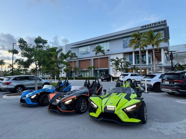 3 to 4 Hours Slingshot Rental Miami - We The Best !! - The Experience and the Vehicles