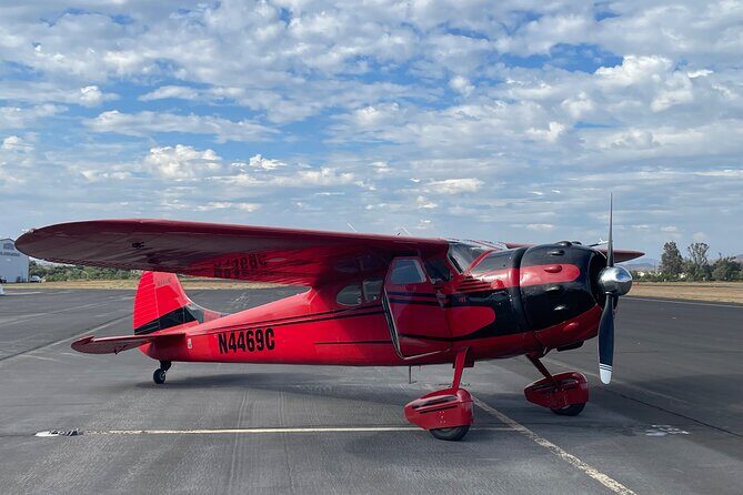 Aerobatic and Vintage Discovery Flights over Wine Country - The Itinerary in Detail