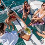 Athens Private Full day Catamaran cruise with meal & drinks - The Second Swim: Vagia Bay