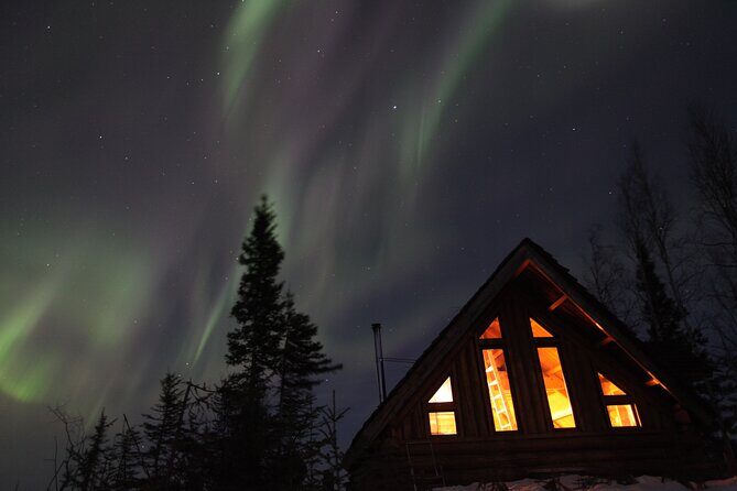 Aurora Viewing - Aurora Husky Lodge , Great view from top of the ridge - Full Breakdown of the Tour Itinerary