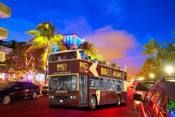 Big Bus Miami: Sightseeing Night Tour by Open-top Bus - The Itinerary in Detail: What to Expect at Each Stop
