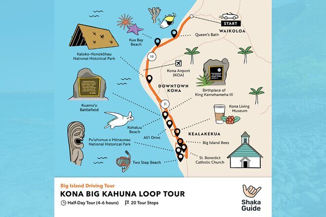 Big Island Kona Coast Self-Guided Audio Tour - The Itinerary Breakdown: What You’ll See and Experience