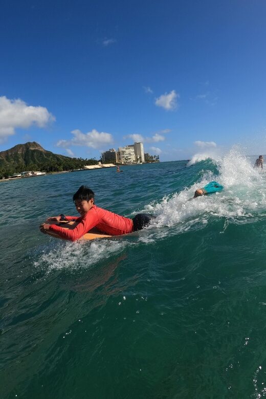 Bodyboard lesson in Waikiki, Two Students to One Instructor - Discovering Waikiki’s Bodyboarding Scene
