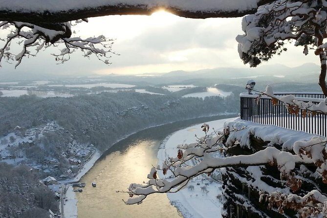 Bohemian and Saxon Switzerland Day Trip All inclusive-Winter Tour - Crossing Borders to Bohemia: Pravcicka brana