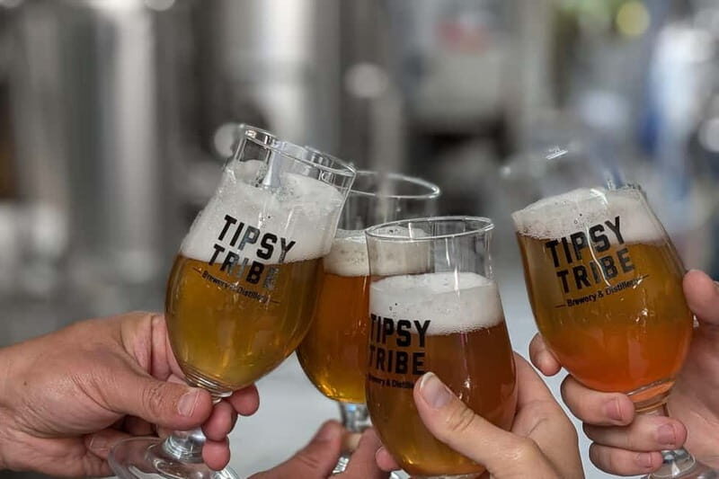 Brussels: Beer Pong in a Micro Brewery and Distillery - The Brews and Post-Game Atmosphere