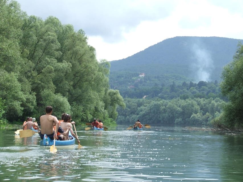 Budapest: Canoeing the Danube w or wo Sauna or Danube Beach - Finishing at Leányfalu: Food and Local Flavor