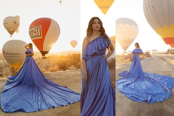 Cappadocia Photoshooting with Flying Dress - The Dress Selection Process