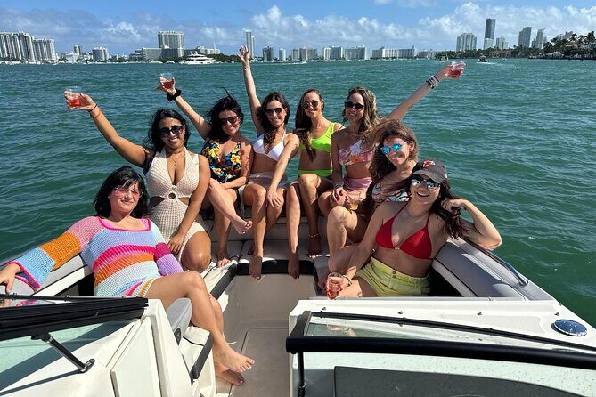 Captained Miami Private Party and Swimming with Champagne!!! - Itinerary Breakdown