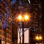 Chicagos Festive Lights: A Magical Christmas Journey - The John Hancock Center: A Skyline Feast for the Eyes