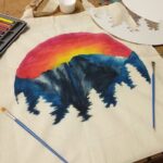 Colorado Inspired Inktense Painted Stocking or Tote Bag Class - Value and Practical Considerations