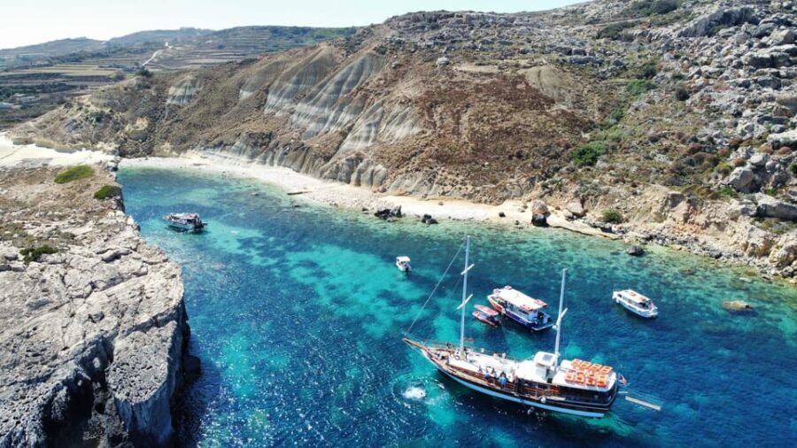 Comino Island , Blue lagoon, Crystal Lagoon & Gozo & Caves - The Blue Lagoon: A Crowning Moment