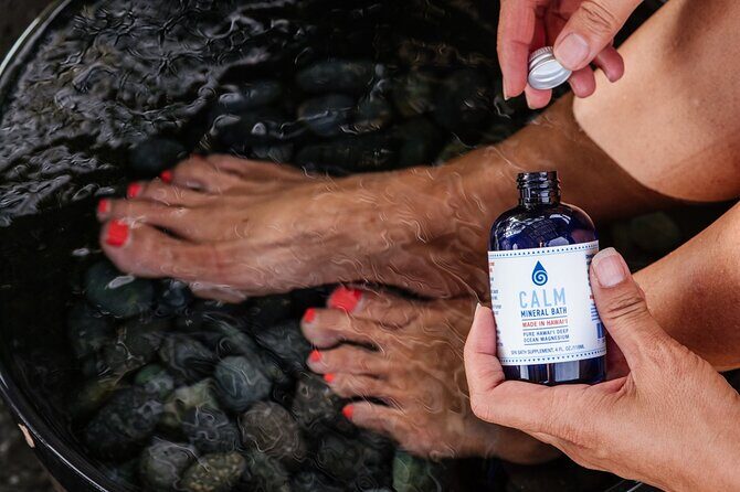 Deep Ocean Water Foot Soak in Kailua Kona - What makes the Deep Ocean Water Foot Soak special?