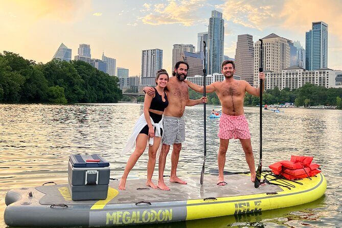 Downtown Austin Giant Paddleboard Sunset Tour with Bats - Itinerary Breakdown