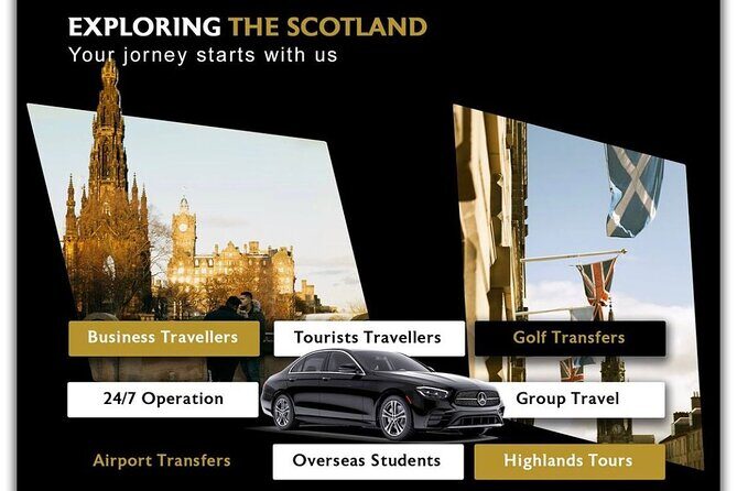 Edinburgh Airport Transfer to or Anywhere in Uk - The Vehicle and Comfort Level