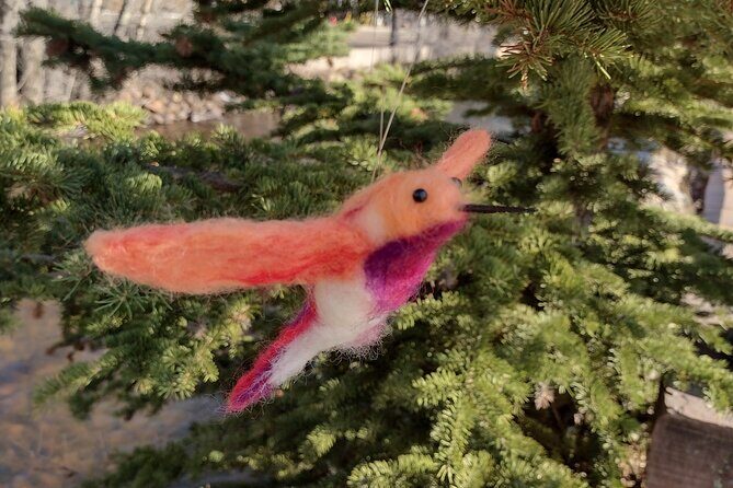 Felting Hummingbird Ornament Class in Estes Park - The Itinerary and Learning Process