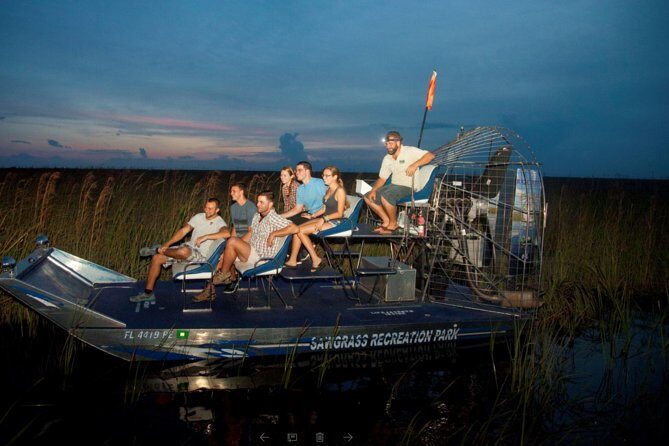 Florida Everglades Private Night Airboat Ride Tour - Exploring Sawgrass Recreation Parks Daytime Exhibits