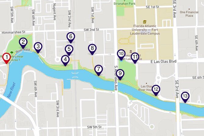 Fort Lauderdale Riverwalk Self-guided Audio Walking Tour - What Travelers Say