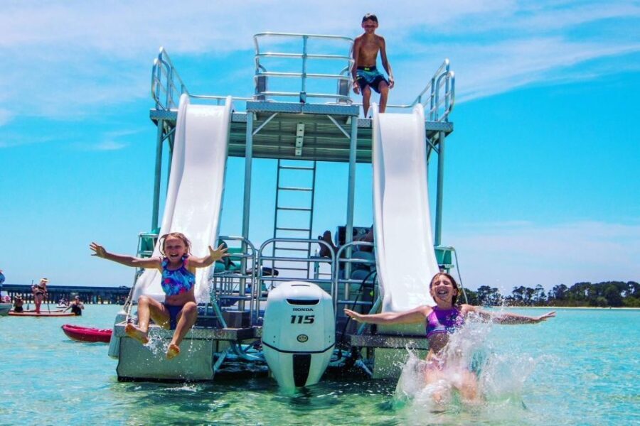 Fort Walton: Double Decker Full Day Pontoon Boat Rental - Exploring Crab Island and Beyond