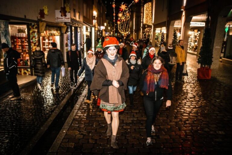 Freiburg: Christmas Tour with Drag Queen Betty BBQ - The Itinerary in Detail