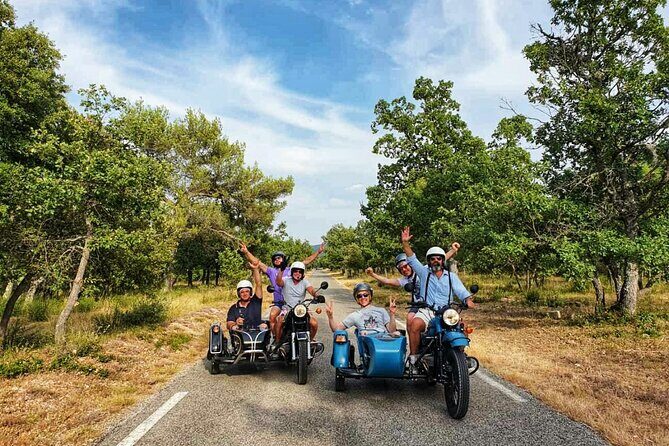 From Aix-en-Provence : Half-day Sidecar Wine Tour - Charming Village of Vauvenargues
