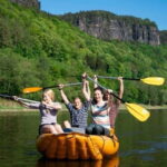 From Dín: Rafting Tour to Schmilka - The Cross-Border Highlight: Reaching Germany in Style