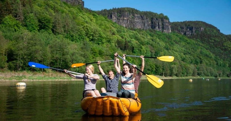 From Dín: Rafting Tour to Schmilka - The Cross-Border Highlight: Reaching Germany in Style